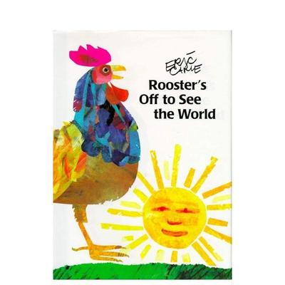【现货】【艾瑞·卡尔】公鸡看世界【Eric Carle】Rooster’s Off to See the World(with CD)英文儿童图书籍进口原版Little simo