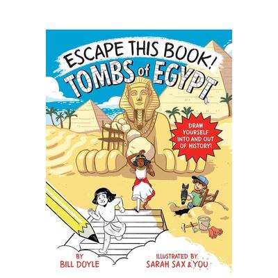 【预售】逃离这本书！埃及古墓（平装） Escape This Book! Tombs of Egypt 英文进口原版儿童桥梁书 中年级读物Bill Doyle illus
