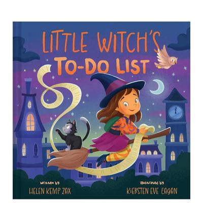【预售】小女巫的待办清单 魔法清单绘本 Little Witch's To-Do List 英文进口原版儿童绘本图书Helen Kemp Zax