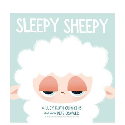 【现货】打瞌睡的小羊 Sleepy Sheepy 进口原版英文儿童绘本3岁-6岁CUMMINS  LUCY RUTH外文图书籍