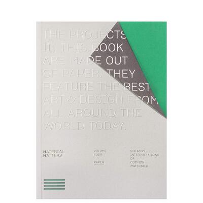 【预售】材料很重要 04：纸张：常见材料的创造性应用 Material Matters 04: Paper 英文进口原版平面设计图书Victionary