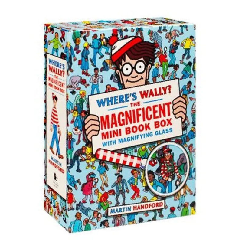 【预售】【WHERE’S WALLY?】【威利在哪里？】华丽迷你套装 英文原版图书籍进口正版 Martin Handford 儿童趣味游戏书_虎窝淘