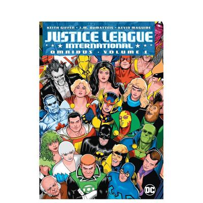 【现货】正义联盟 卷1 国际首发精装合集 Justice League International Omnibus Vol. 1 英文漫画进口原版外文图书籍Keith Giffe