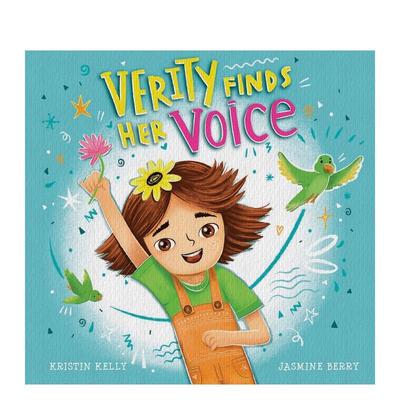 【预售】维瑞蒂勇敢发声 Verity Finds Her Voice英文进口原版儿童绘本图书Little Pink Dog Books自我认知/情绪管理