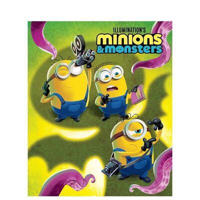 【预售】小黄人与怪兽：插画故事书 官方电影改编版 Minions & Monsters: Illustrated Storybook 英文进口原版儿童故事图书Offic