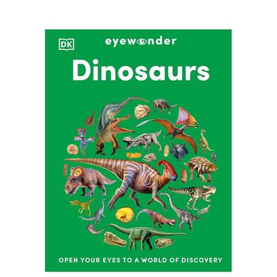 【预售】【视觉奇观】恐龙探秘 【Eyewonder】Dinosaurs 英文进口原版儿童百科绘本图书DK外文正版