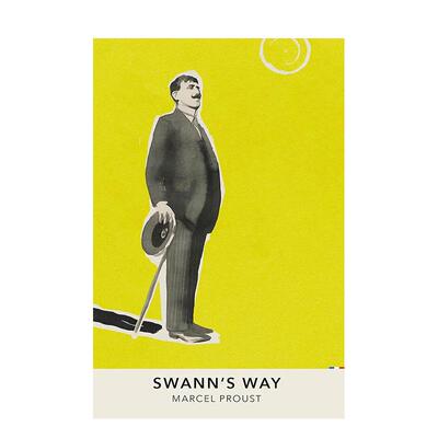 【预售】【复古经典法国文学】去斯万家那边 马塞尔·普鲁斯特 Swann's Way 英文进口原版文学小说Marcel Proust外文图书籍