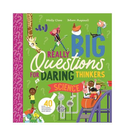【预售】科学 Really Big Questions for Daring Thinkers: Science【勇敢思考者的大问题】英文进口原版儿童绘本图书Cave Holly知