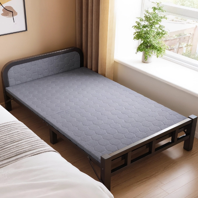 折叠床单人床办公室午休午睡加厚家用免安装成人陪护出租房硬板床