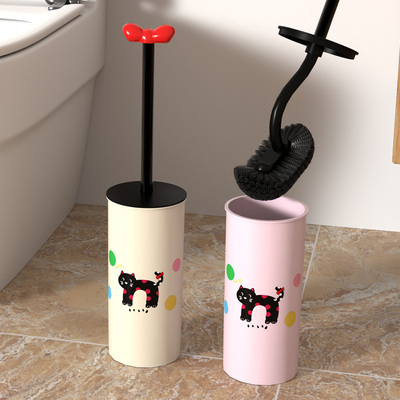 新款马桶刷带底座软毛厕所刷