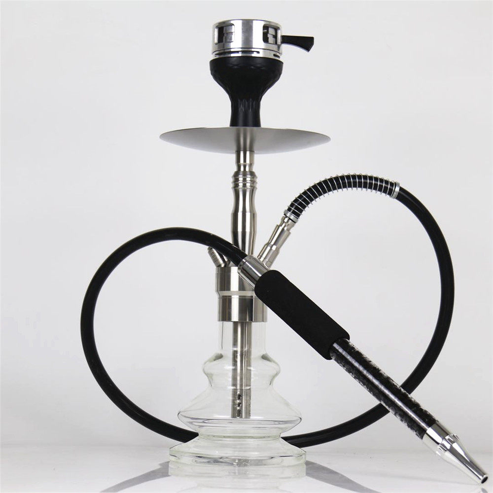 中号不锈钢水烟壶酒吧餐厅水烟全套家用阿拉伯高档烟斗筒 shisha_虎窝淘