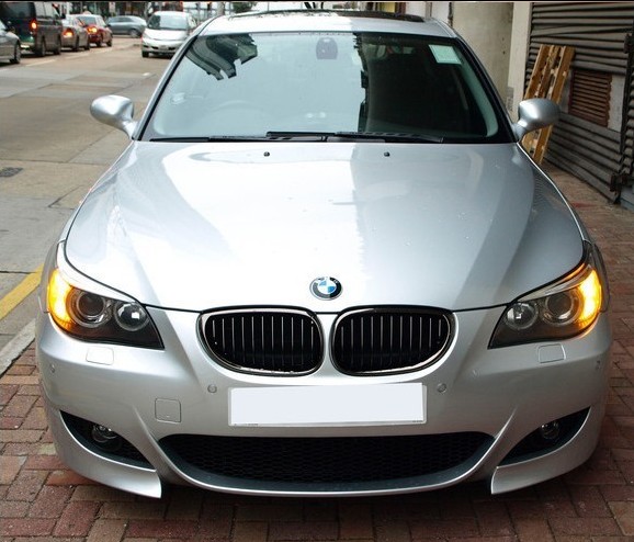 宝马5系E60改装M5款大包围 520 523 525Li前后保险杠侧裙小尾翼_虎窝淘