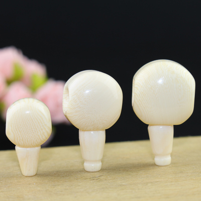 仿象牙饰品配件三通佛头