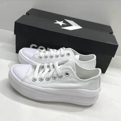 正品匡威all star move帆布鞋云朵厚底增高鞋570257C