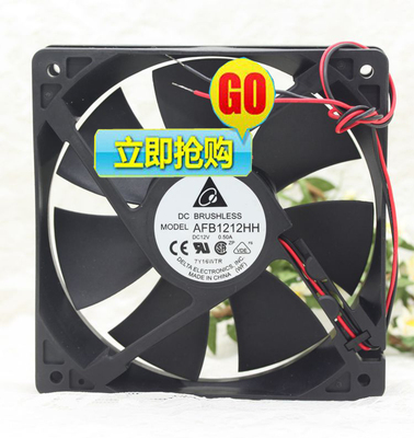 台达 12025 12厘米 12V0.50A 双滚珠机箱电源大风量风扇AFB1212HH