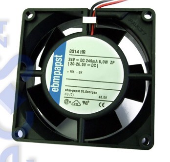A5E01034333R 8314HR 24V 原装正品德国ebmpapst 直流散热风扇
