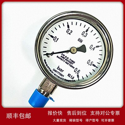 议价全新STEWART-BUCHANAN 316 S.S TUBE 0.6bar压力表