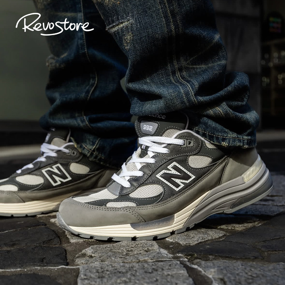 New Balance 992 美产 复古低帮男女跑步鞋简约系带休闲运动鞋