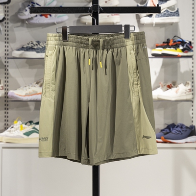 李宁男子短裤速干凉感运动短裤