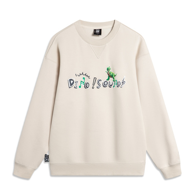 李宁正品男女加绒保暖套头卫衣