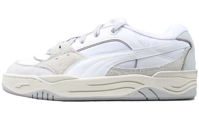 PUMA 180 Leather Reflect 休闲百搭 防滑耐磨 白灰色393288-01