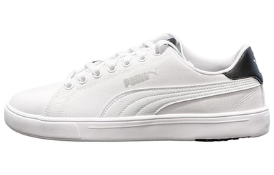 PUMA彪马 Serve Pro Lite CV低帮 板鞋 男女同款 白黑375753-01