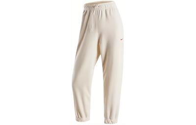 Nike 龙腾新年系列 FW23纯色Logo宽松摇粒绒长款休闲裤FZ6388-113