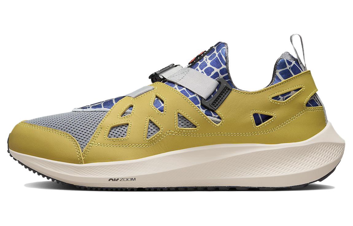 Patta x Nike Air Huarach低帮跑步鞋 男女同款 黄蓝 FJ4201-300