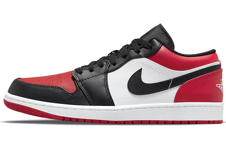Air Jordan 1 Low "Bred Toe" 黑红脚趾#送礼推荐 553558-612