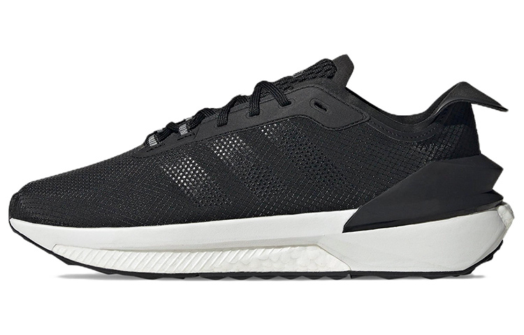 adidas Avryn 舒适 织物减低帮 休闲跑步鞋 男款 黑白 HP5968