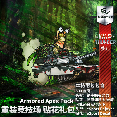 Warthunder重装竞技场贴画礼包