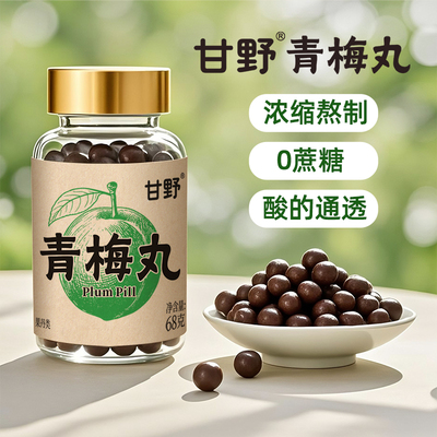 青梅丸陈皮丸古法酸爽咸香贪杯海鲜熬夜加班青梅碱性食品