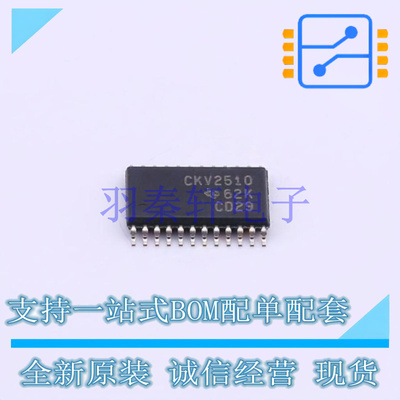 时钟缓冲器,驱动器 CDCVF2510PW TSSOP-24 TI 全新原装进口