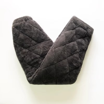 老人冬天珊瑚绒夹棉睡棉裤男加肥