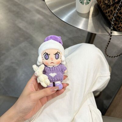 angrymolly心火怒放娃衣薪火赤火蓝火紫火衣服着替紫爱心钩织毛衣