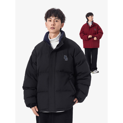 日系加厚冬季立领棉服