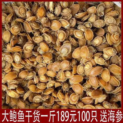 送海参鲍鱼一斤500g礼盒装黄金鲍鱼佛跳墙原料淡干干鲍鱼鲍鱼干货