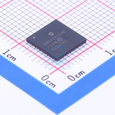 以太网芯片 ENC424J600T-I/ML QFN-44 全新原装进口