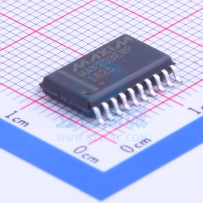 RS232芯片 MAX203EWP+G36 SOIC-20 MAXIM(美信)
