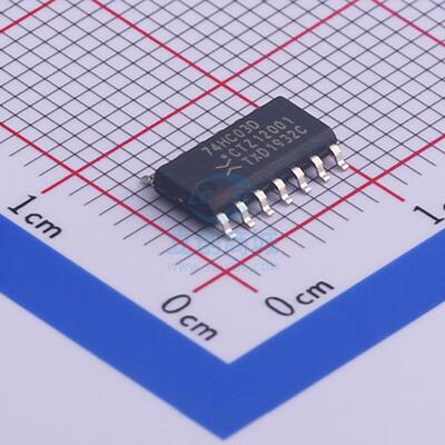 逻辑门 74HC03D,653 SO-14 全新原装进口