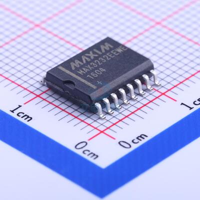 RS232芯片 MAX3232EEWE+ SOIC-16 MAXIM(美信)