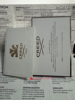 试管香拿破仑之水carminaCREED