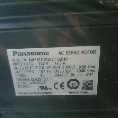 伺服电机MHMF202L1G6M 2.0KW大功率！