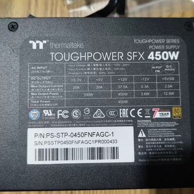 议价TT钢影 SFX 450W金牌全模组电源