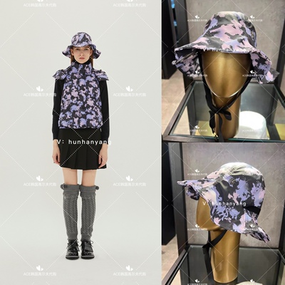 高尔夫女士花色波浪渔夫帽