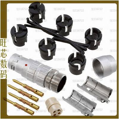 JBXFD2G04MCSDSR【CONN PLUG MALE 4POS GOLD CRIMP】