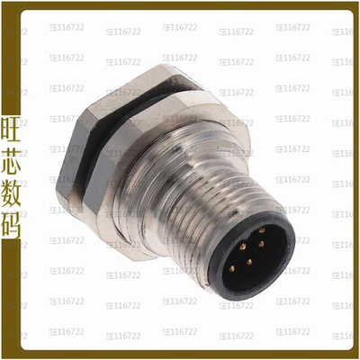 ALBKM12-RMBR8-S0【BULKHEAD CONN. M12 REAR MT. 8-PO】