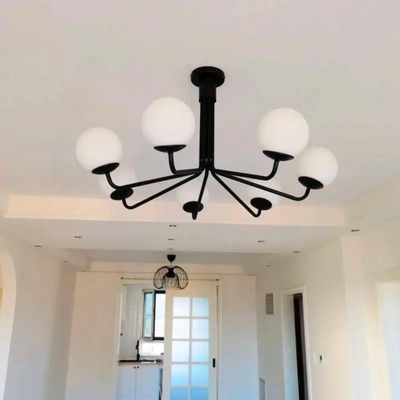 宜家国内代购格朗林可枝形灯吸顶灯玻璃圆球形北欧客厅卧室照明