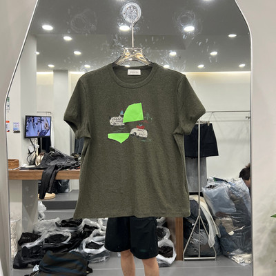 欧洲站秋新复古卡通印花女T恤