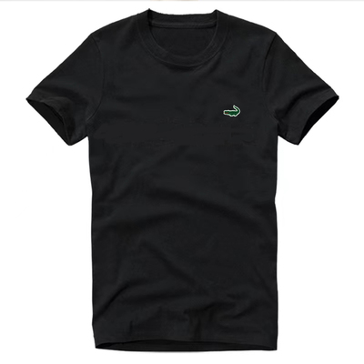 高端男装大码男士短袖T恤夏季男款出口原单纯棉